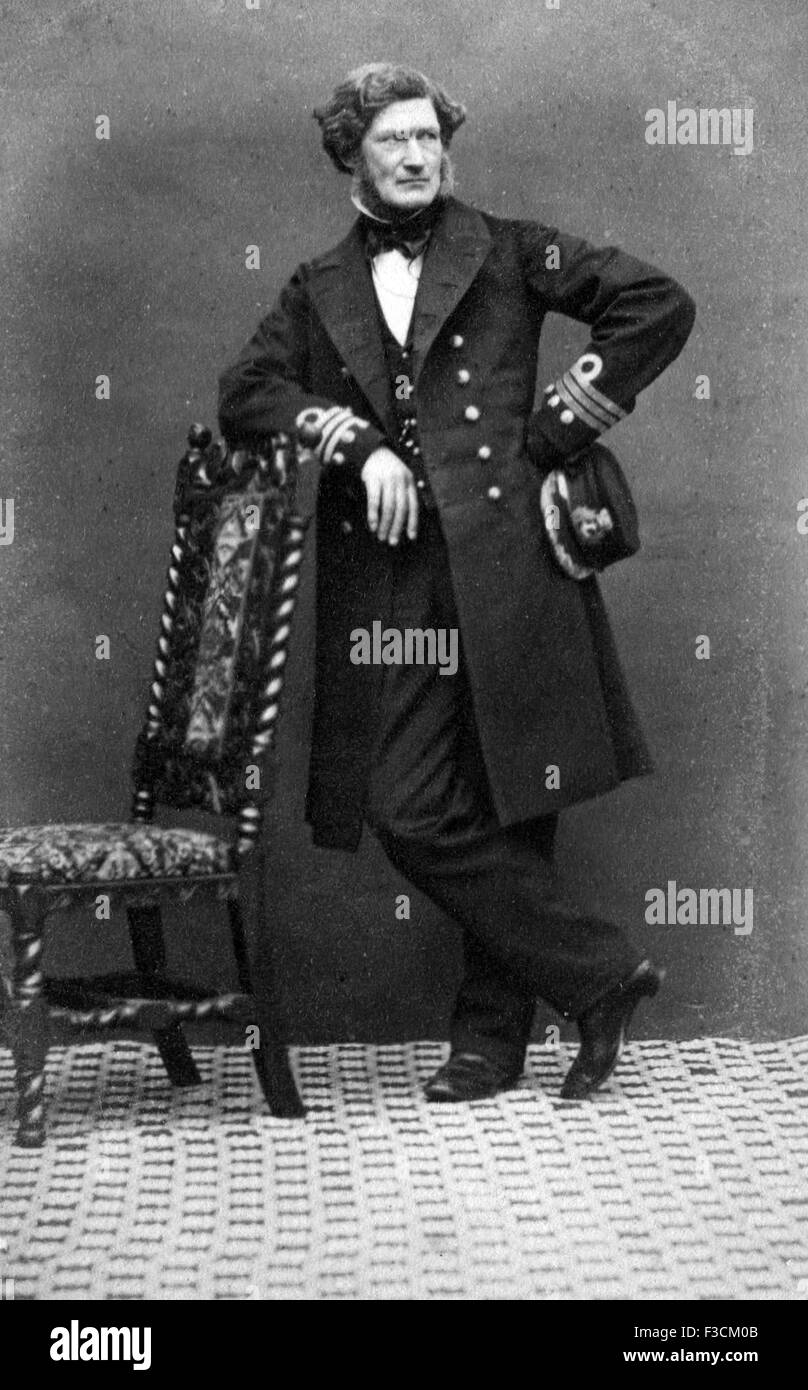 Victorian naval officer Stock Photo - Alamy