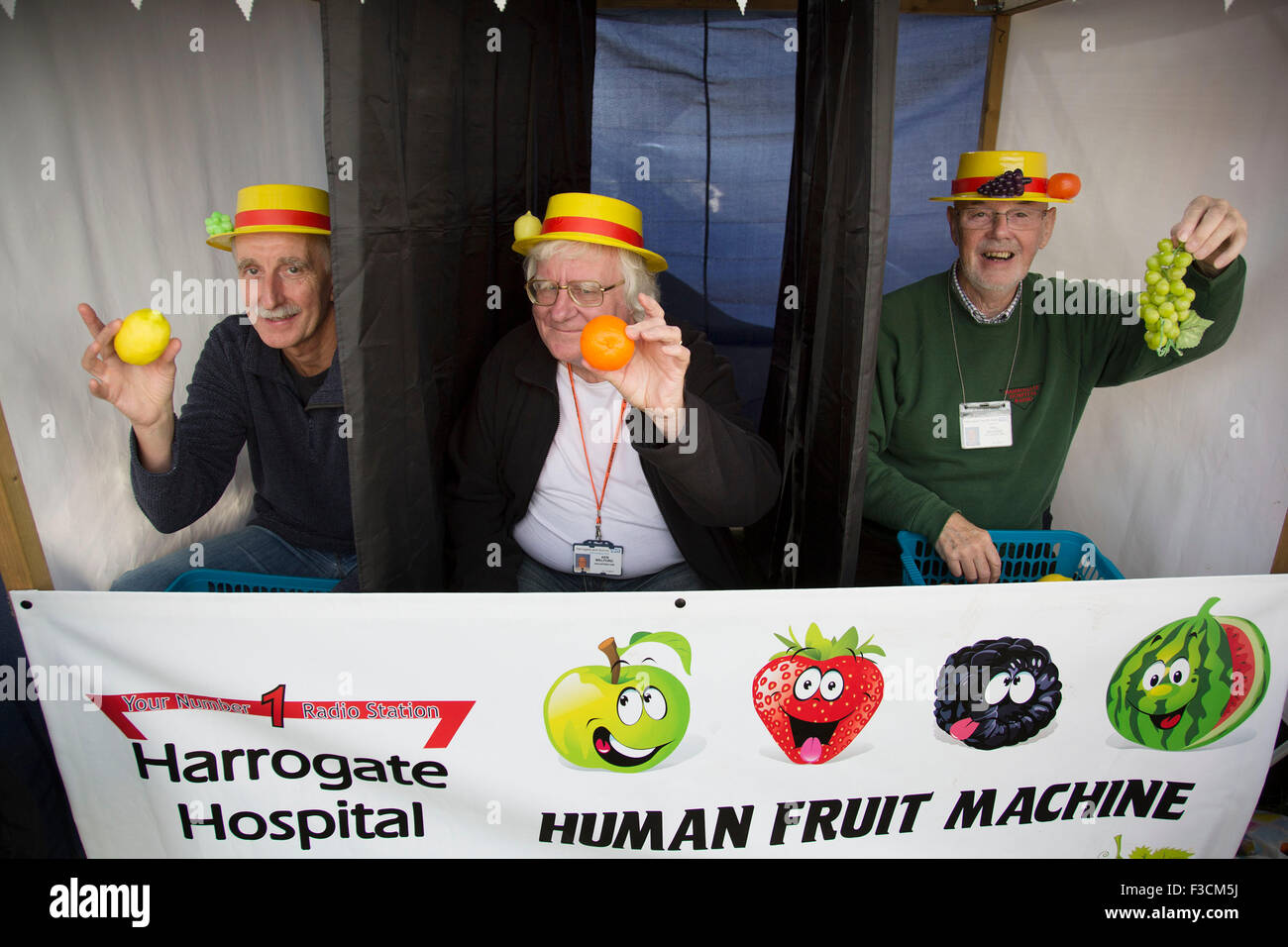 Human fruit machine game to raise money for charity. Organised by ...