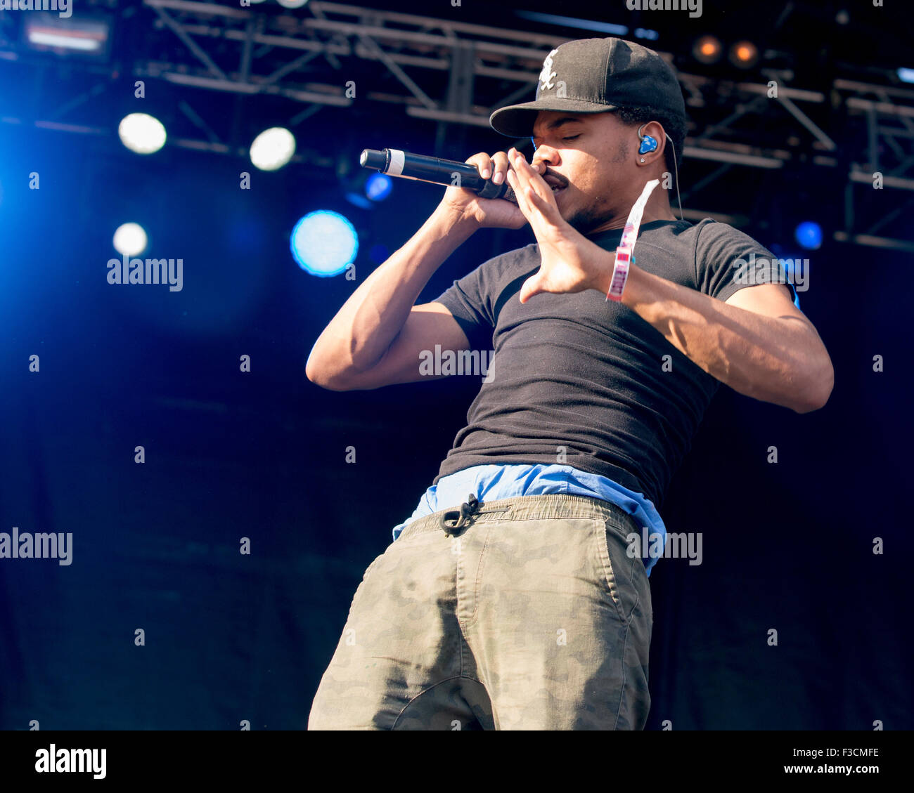 Austin, Texas, USA. 4th Oct, 2015. Rapper CHANCELOR BENNETT (aka CHANCE ...
