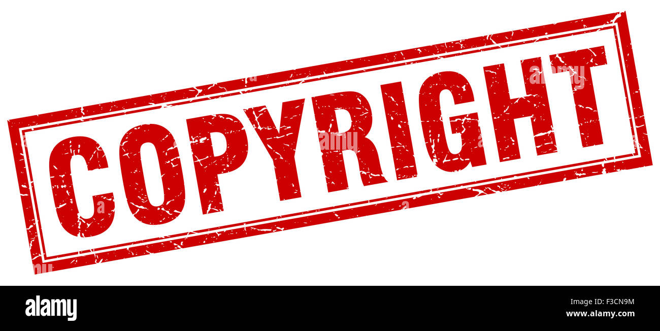Copyright stamp label square hi-res stock photography and images - Alamy