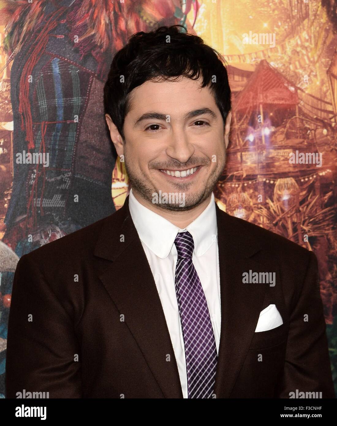 New York, NY, USA. 4th Oct, 2015. Jason Fuchs at arrivals for PAN ...