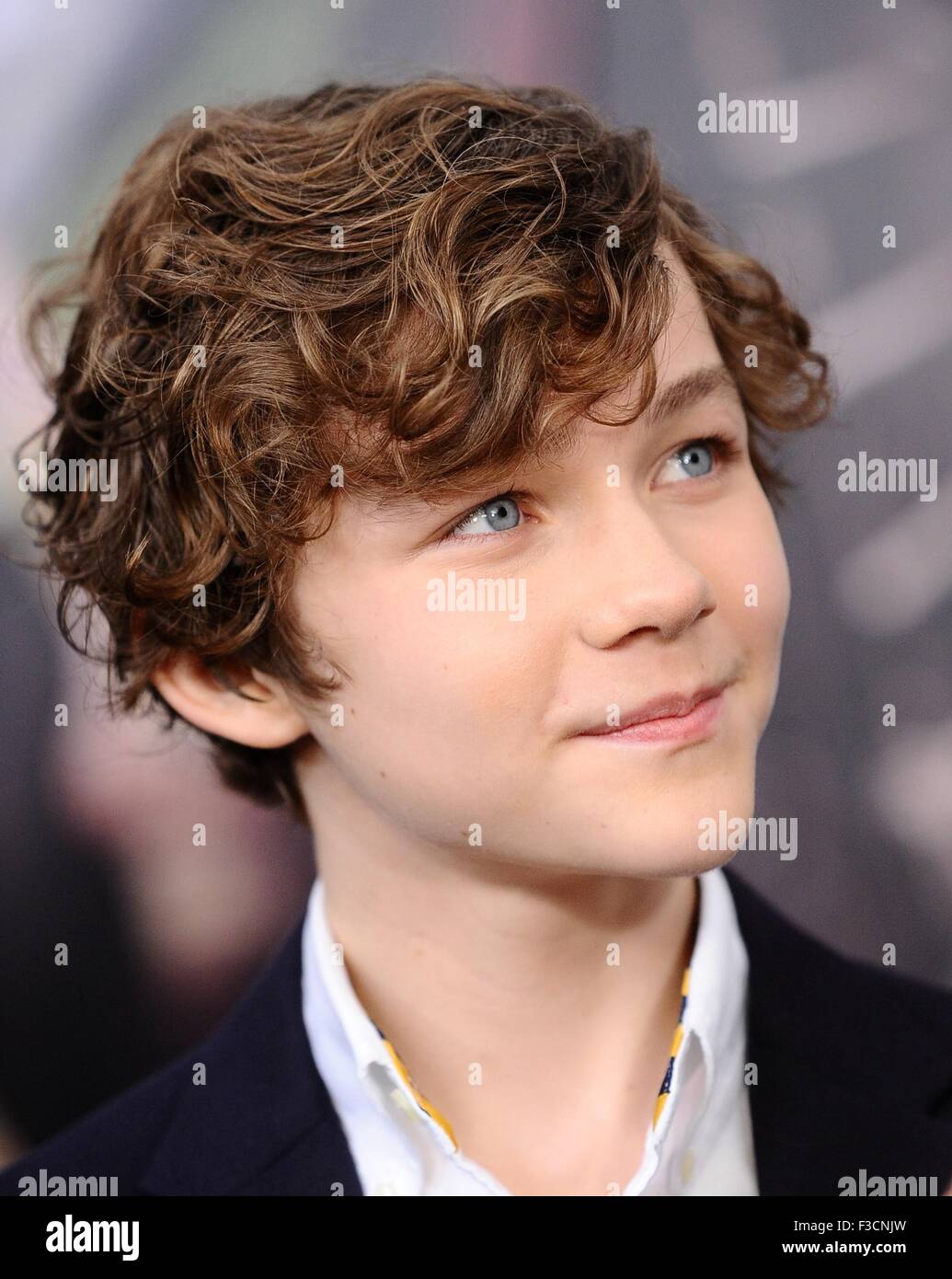 New York, NY, USA. 4th Oct, 2015. Levi Miller at arrivals for PAN ...