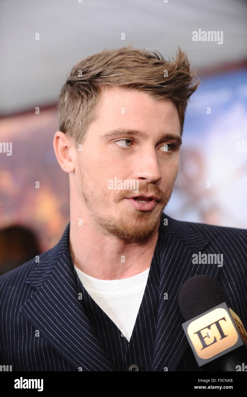 New York, NY, USA. 4th Oct, 2015. Garrett Hedlund at arrivals for PAN ...