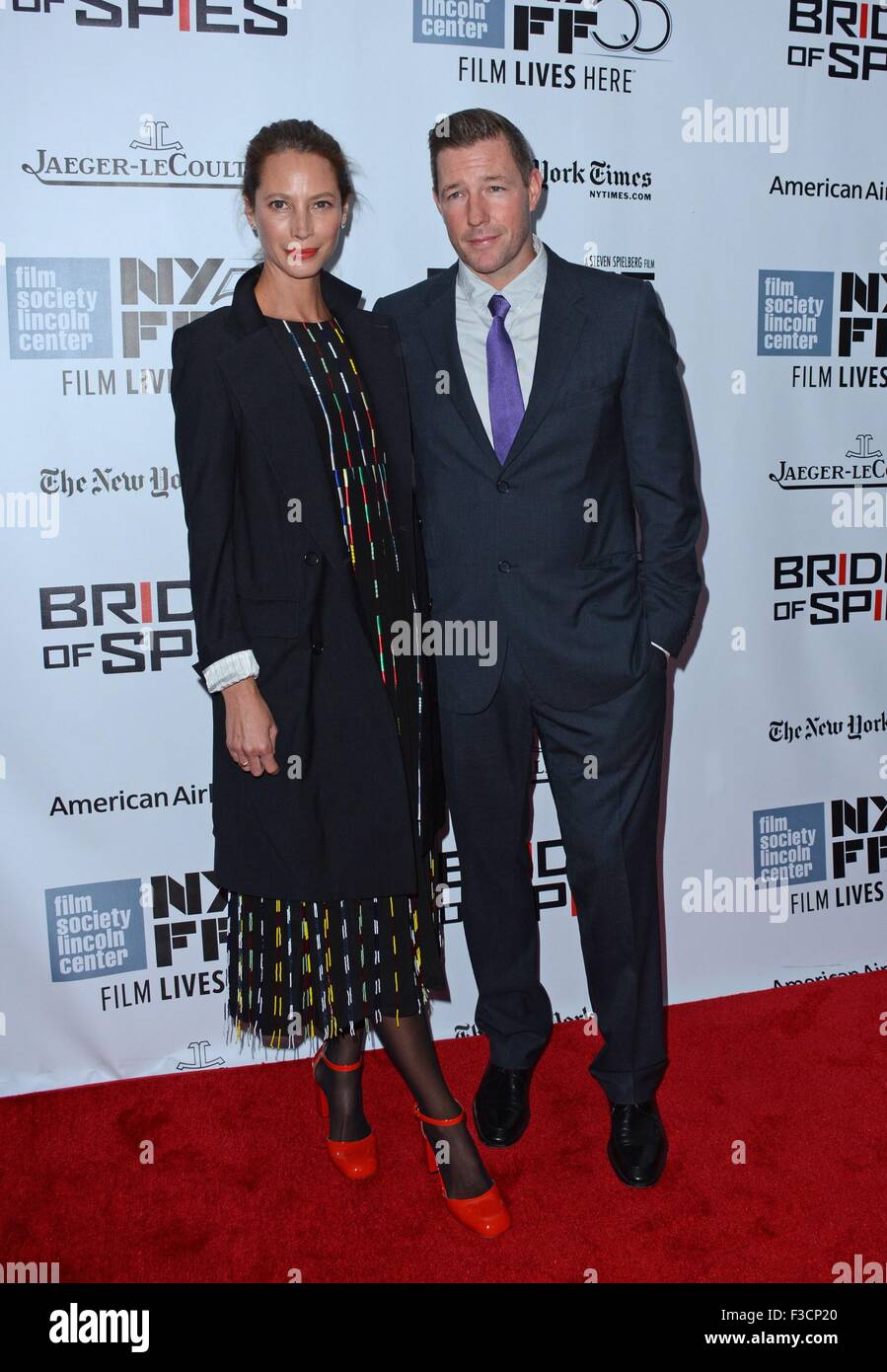 New York, NY, USA. 4th Oct, 2015. Christy Turlington Burns, Edward ...
