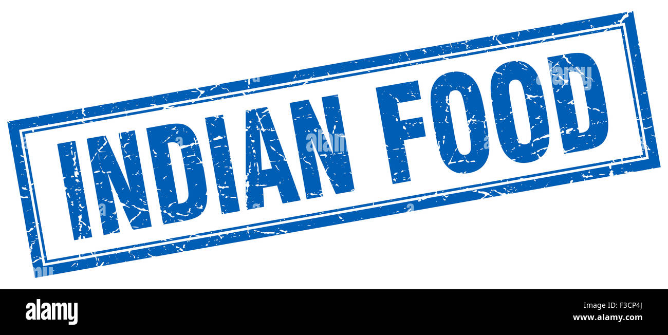 Indian food stamp sign seal hi-res stock photography and images - Alamy
