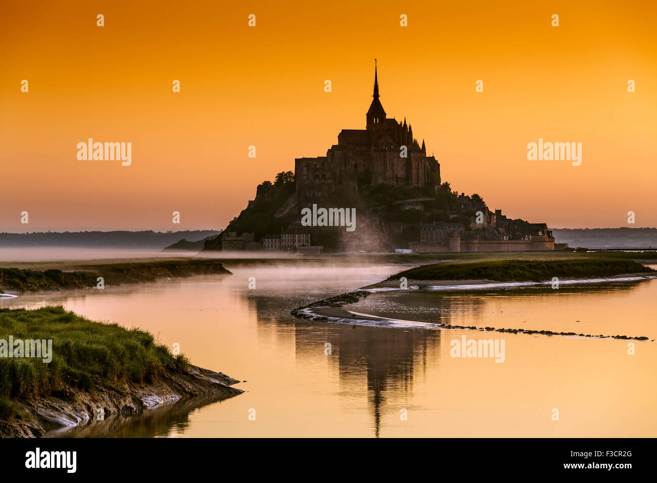 Couesnon river Le Mont-Saint-Michel Saint Michael Mount Benedictine ...