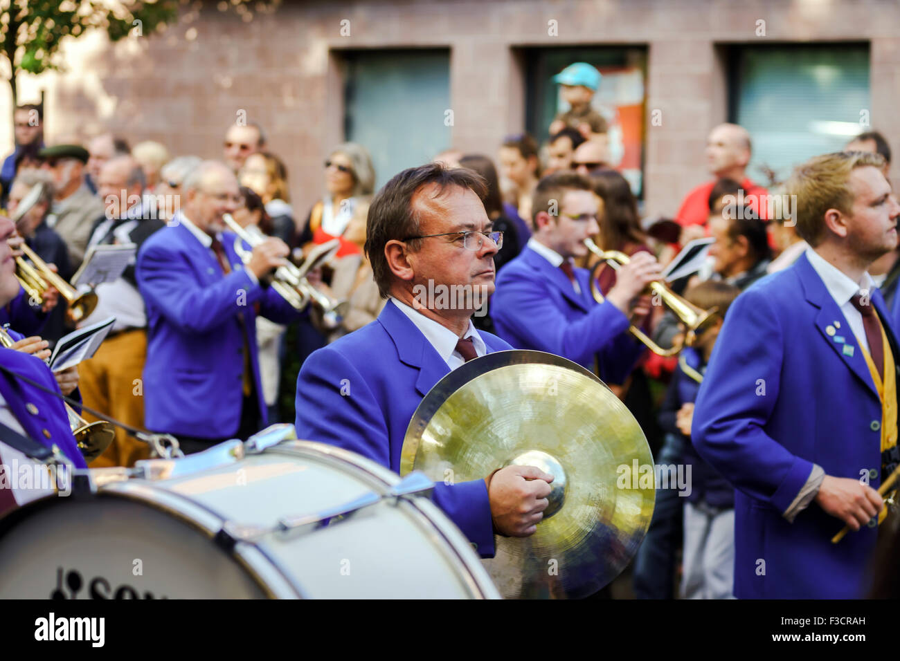 Barr, France. 4th October, 2015. Fete des Vendanges. Fancy-dress ...