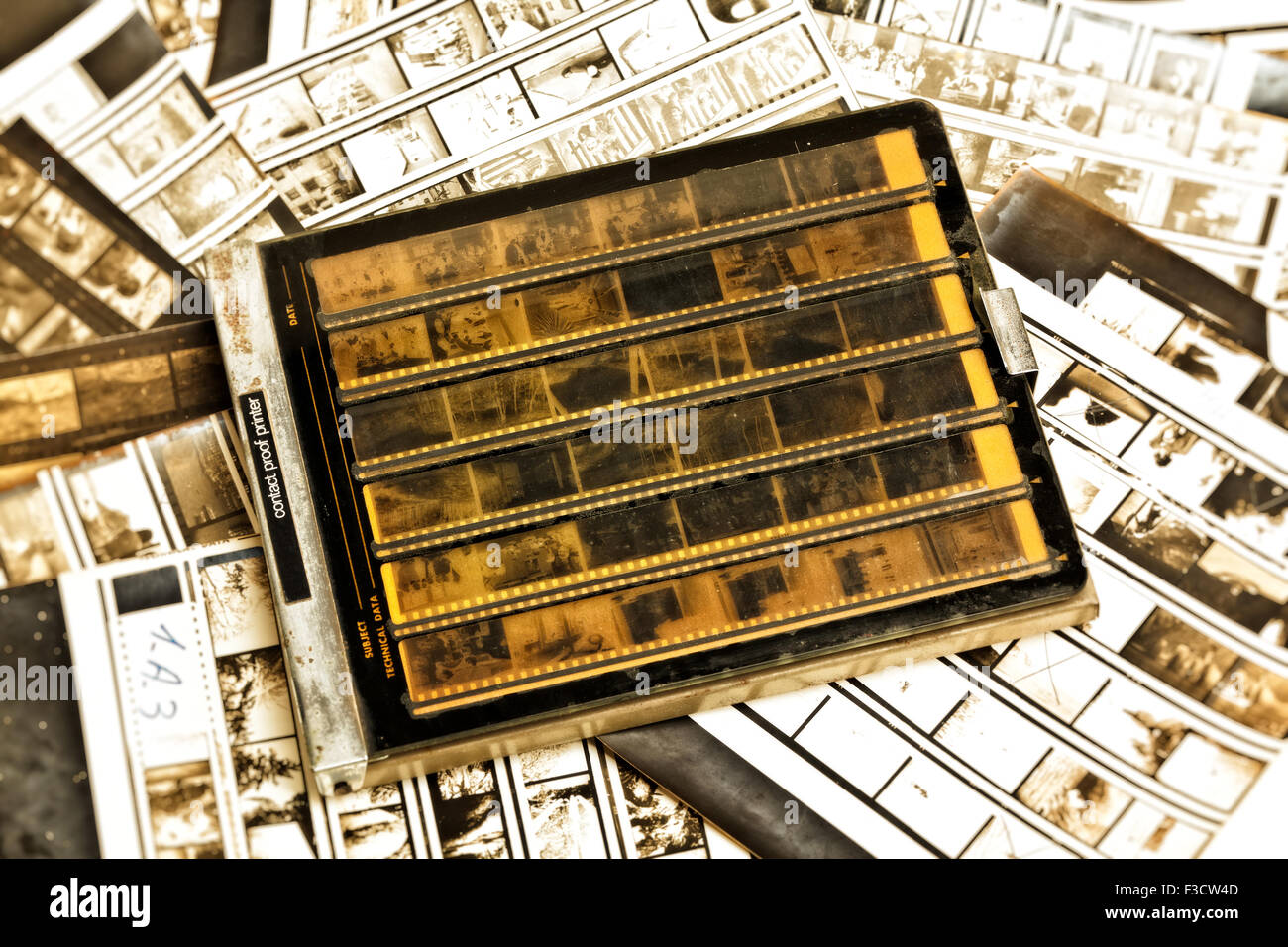 vintage contact proof printer for film Stock Photo - Alamy
