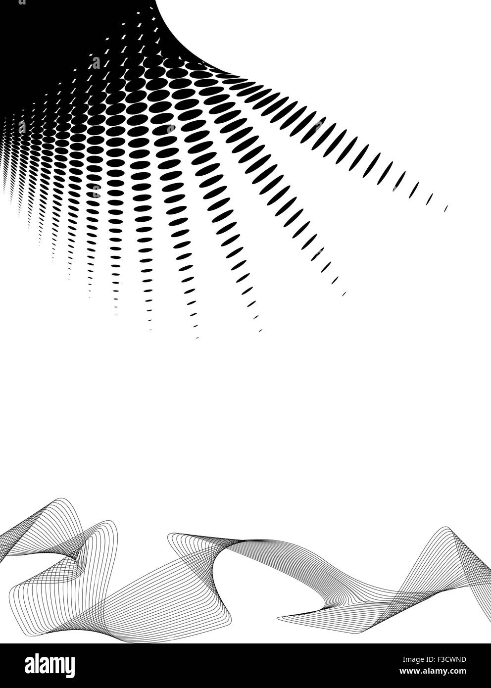 Background Composition, Web Template (Halftone) Vector Art Stock Vector ...