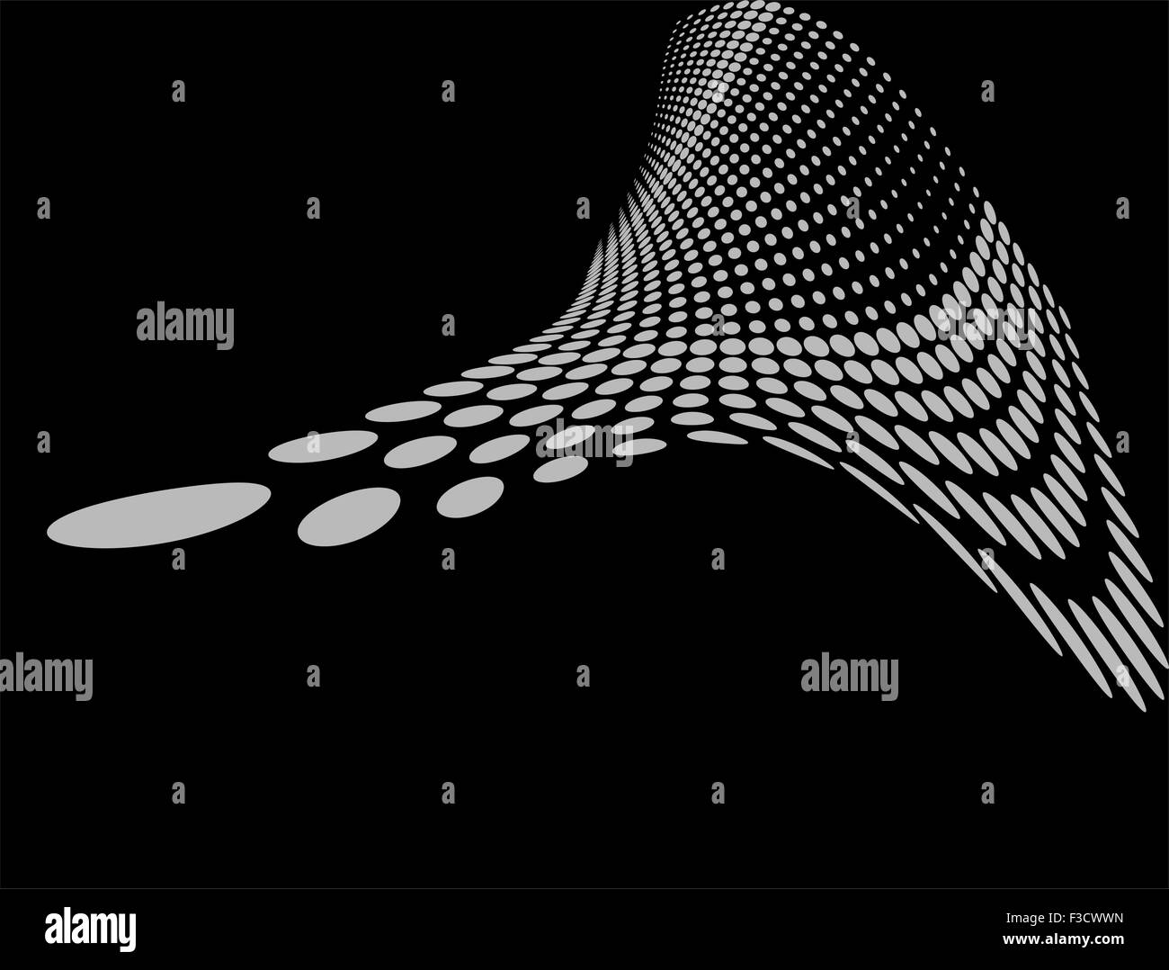 Background Composition, Web Template (Halftone) Vector Art Stock Vector ...