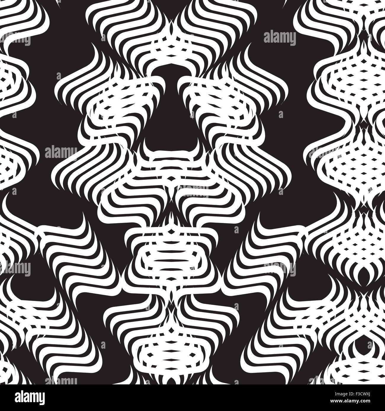 Seamless repeating black white hi-res stock photography and images - Alamy