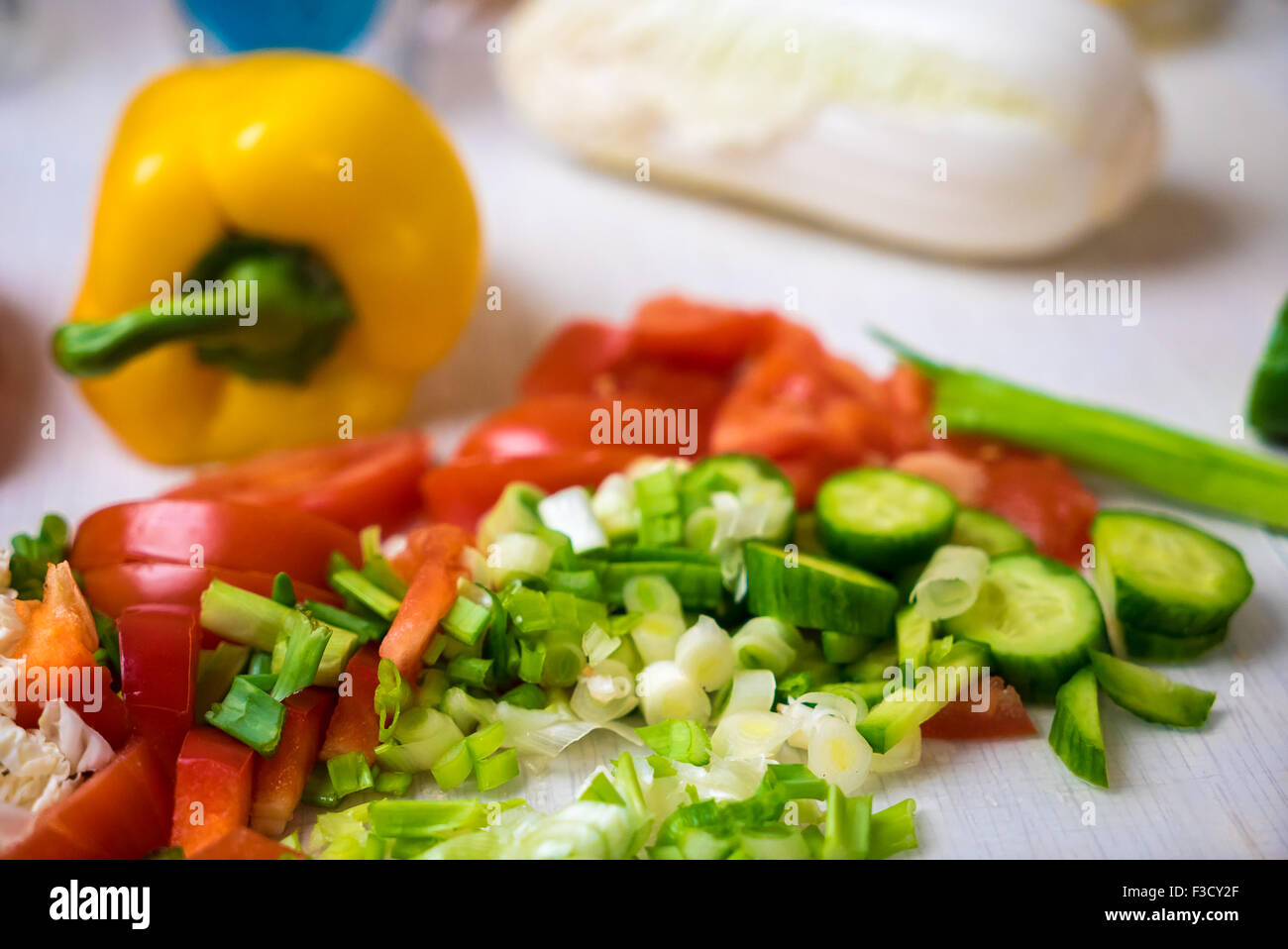 vegetables in the kitchen Stock Photo - Alamy