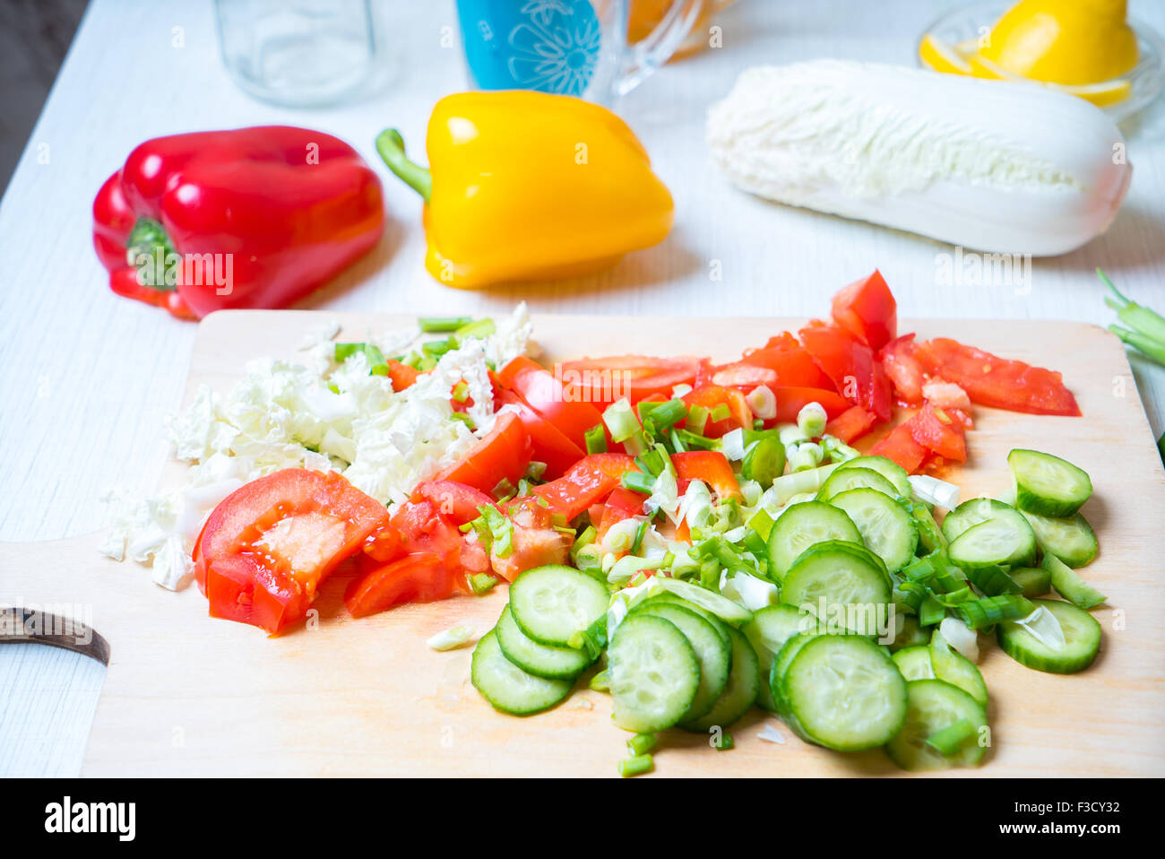 vegetables in the kitchen Stock Photo - Alamy