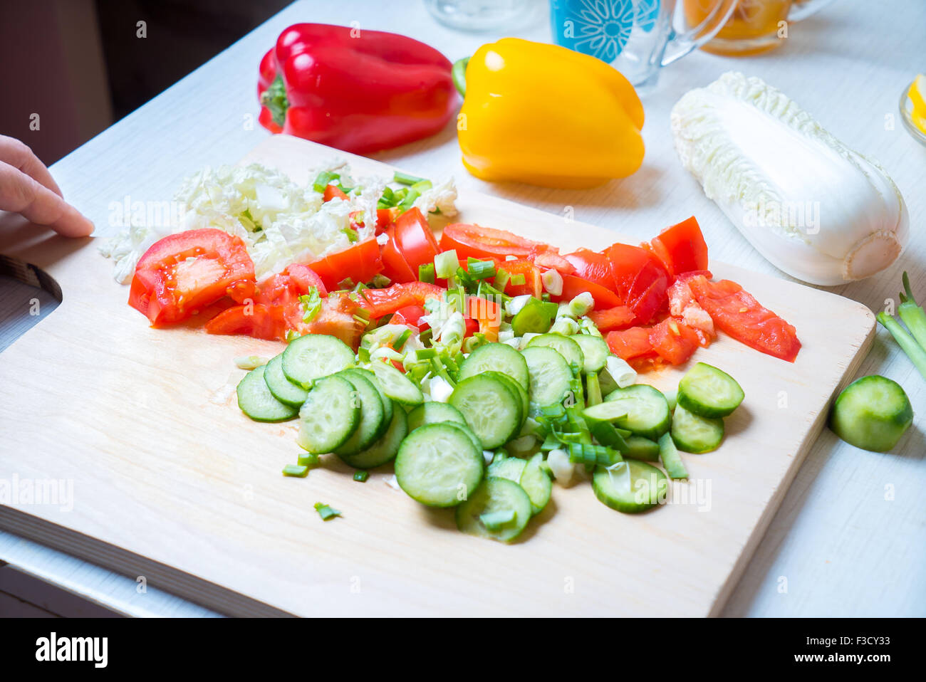 vegetables in the kitchen Stock Photo - Alamy