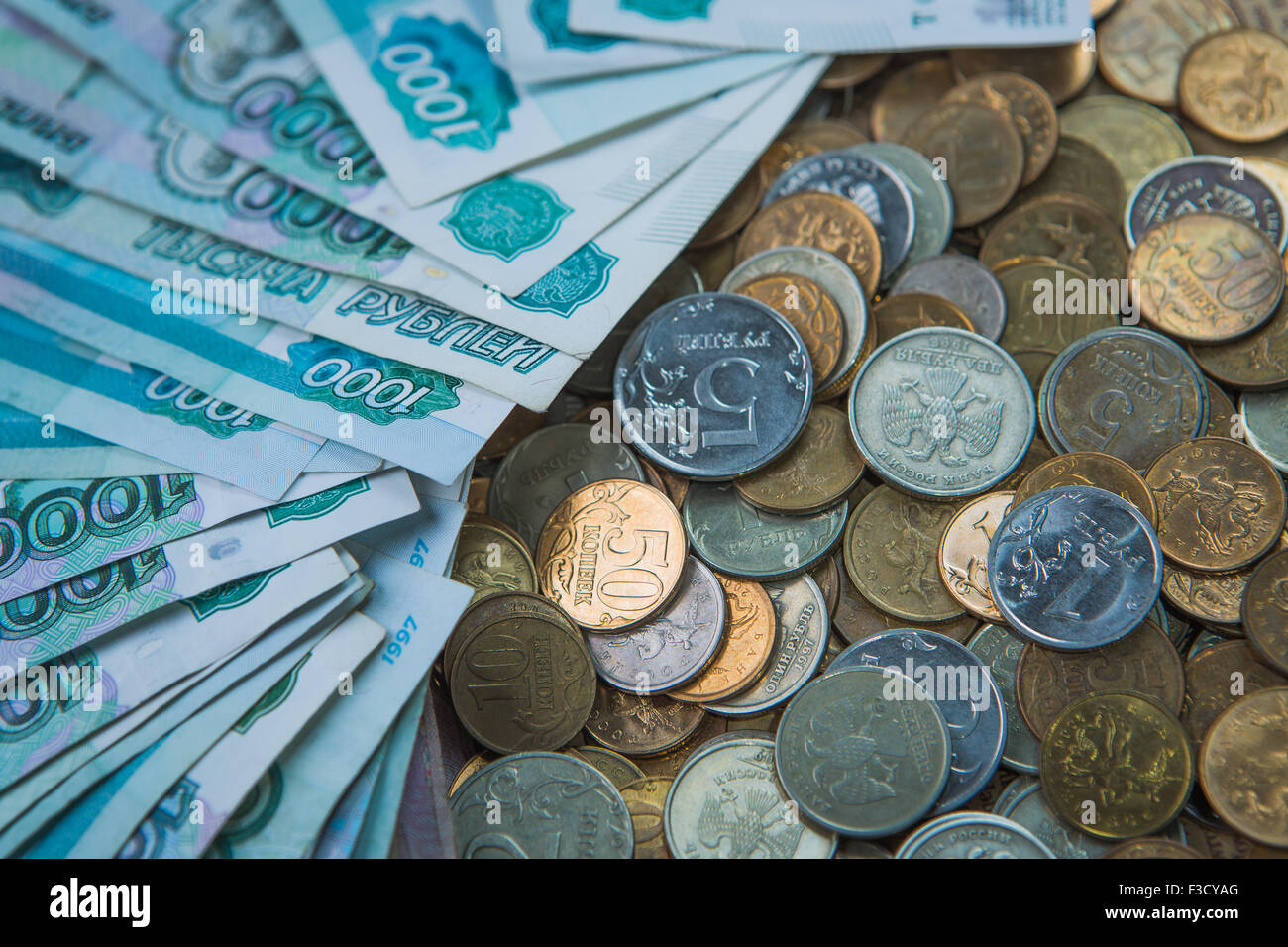 Rouble and notes hi-res stock photography and images - Alamy