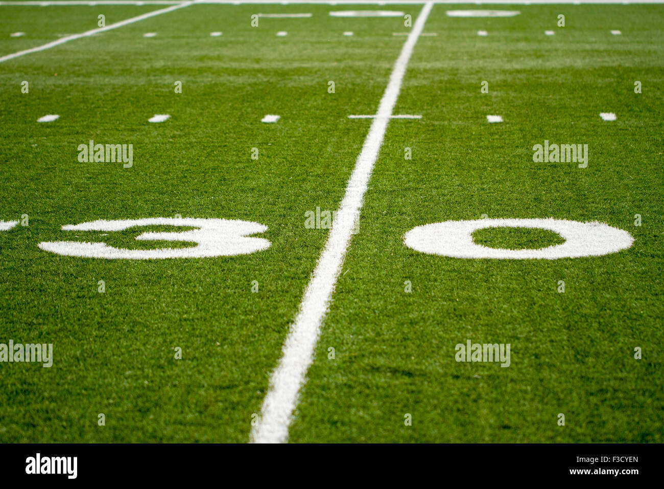 30th yard line Stock Photo - Alamy