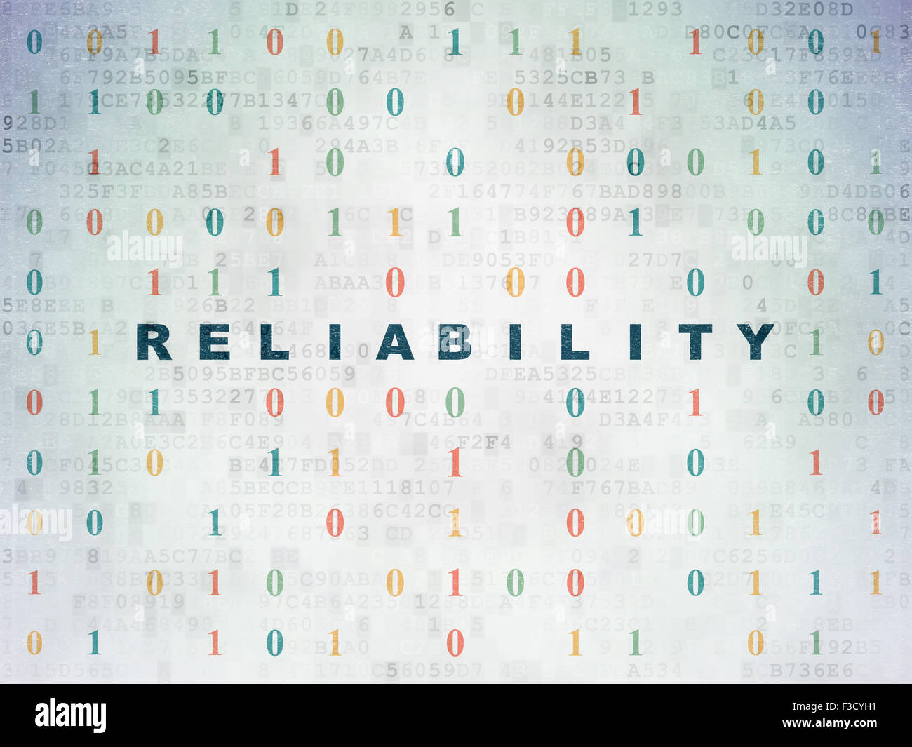 Business concept: Reliability on Digital Paper background Stock Photo ...