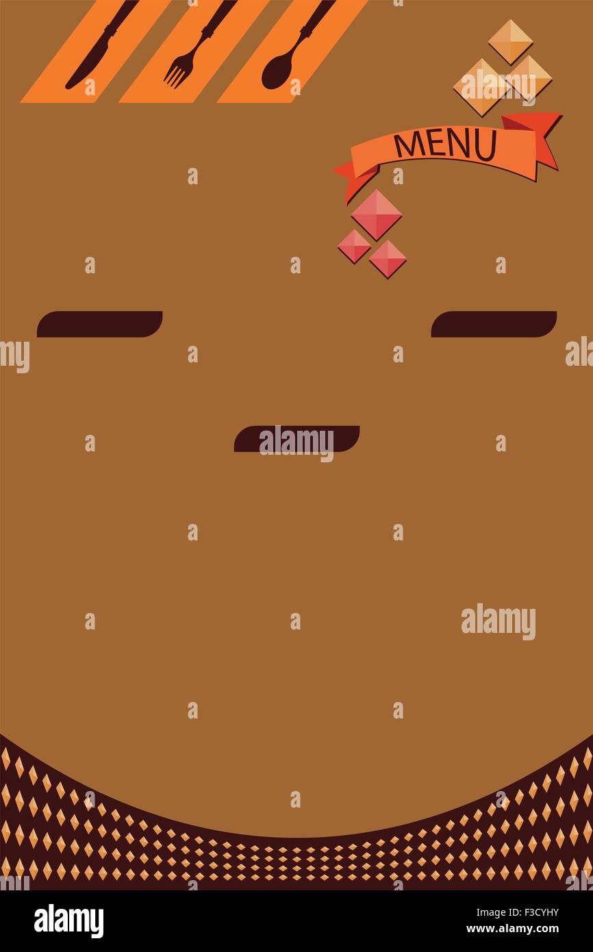 Menu Card Design Template Vector Art Stock Vector Image & Art - Alamy