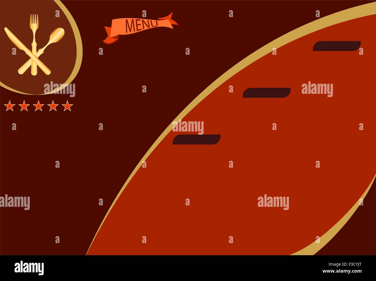 Menu Card Design Template Vector Art Stock Vector Image & Art - Alamy