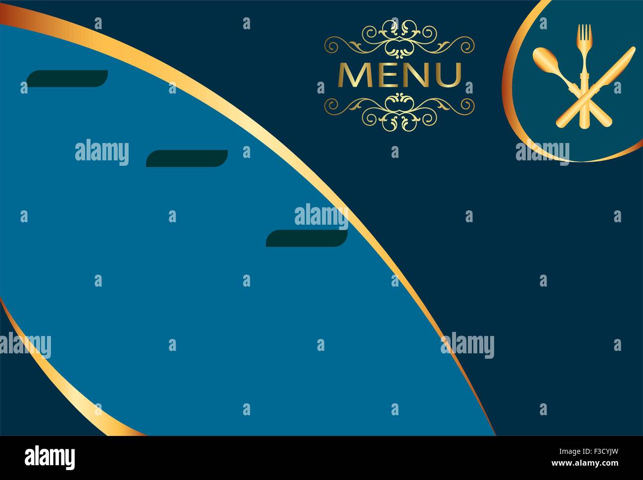 Menu Card Design Template Vector Art Stock Vector Image & Art - Alamy