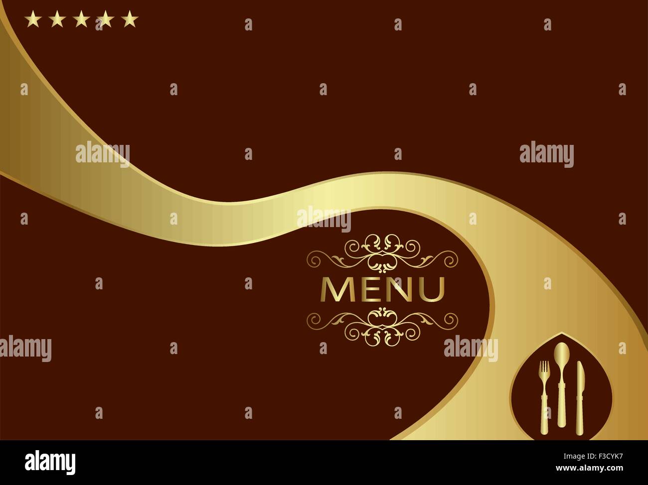 Menu Card Design Template Vector Art Stock Vector Image & Art - Alamy