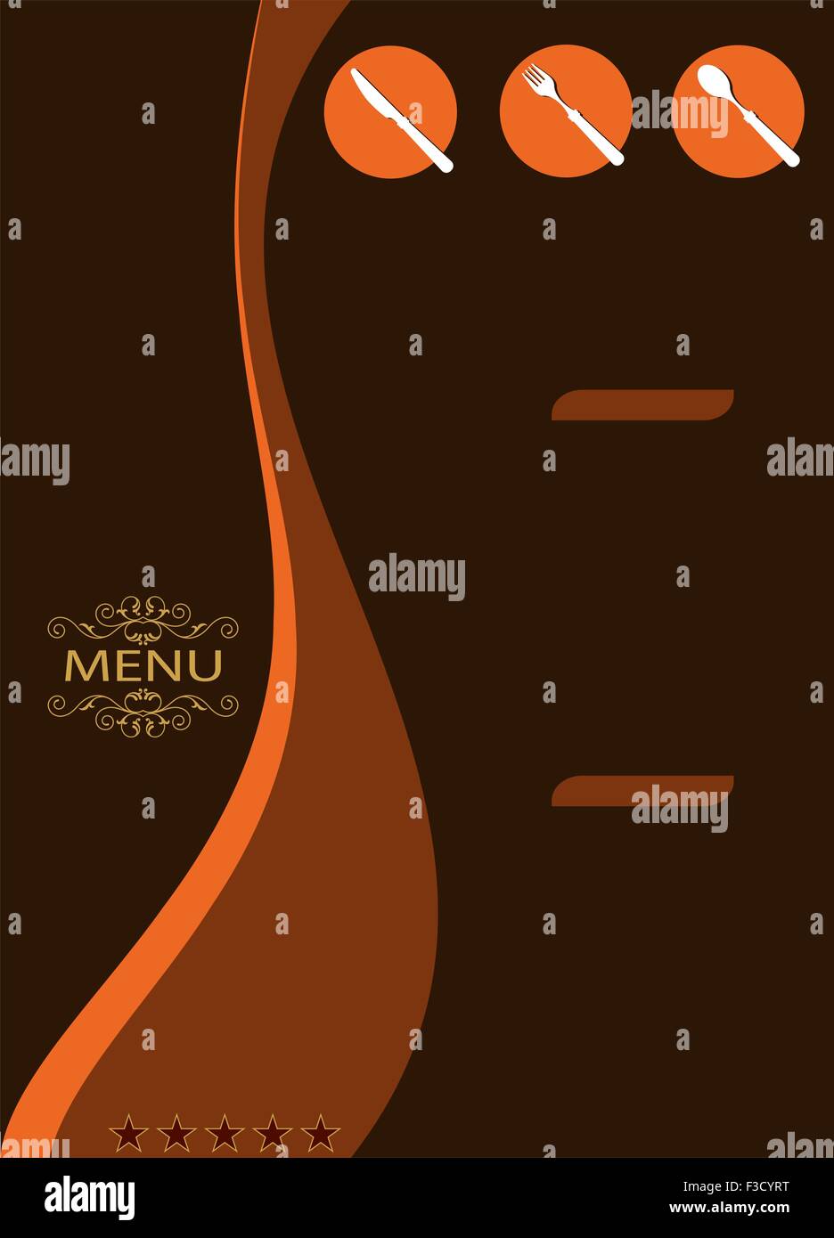 Menu Card Design Template Vector Art Stock Vector Image & Art - Alamy