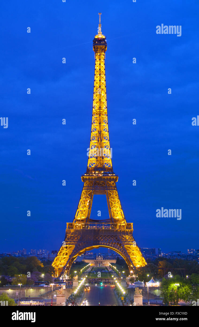 The Eiffel Tower in Paris Stock Photo - Alamy