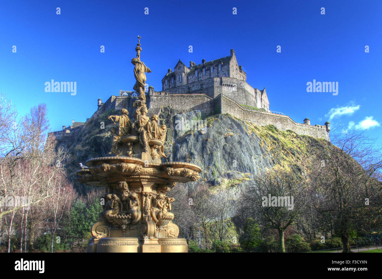Edinburgh Castle in Scotland Stock Photo - Alamy