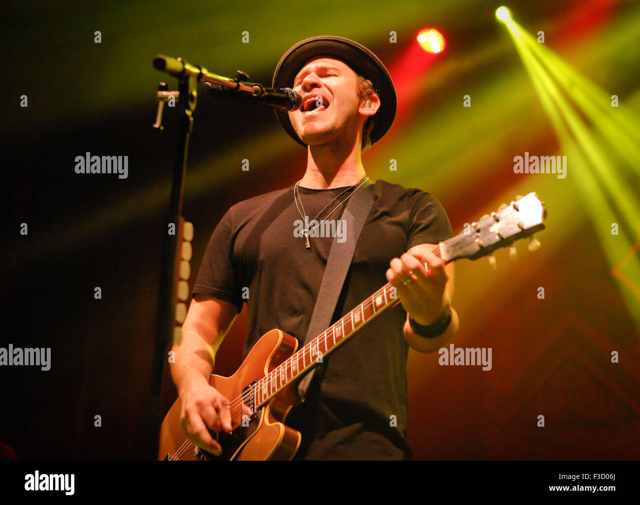 London. UK. Jason Wade of Lifehouse performing live at the O2 Shepherd ...