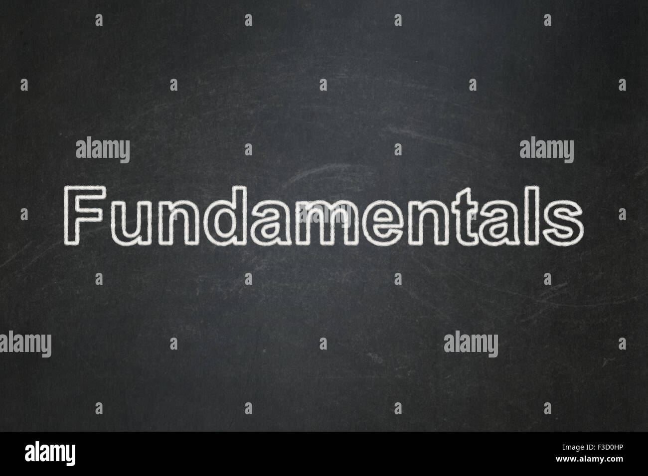 Science concept: Fundamentals on chalkboard background Stock Photo - Alamy