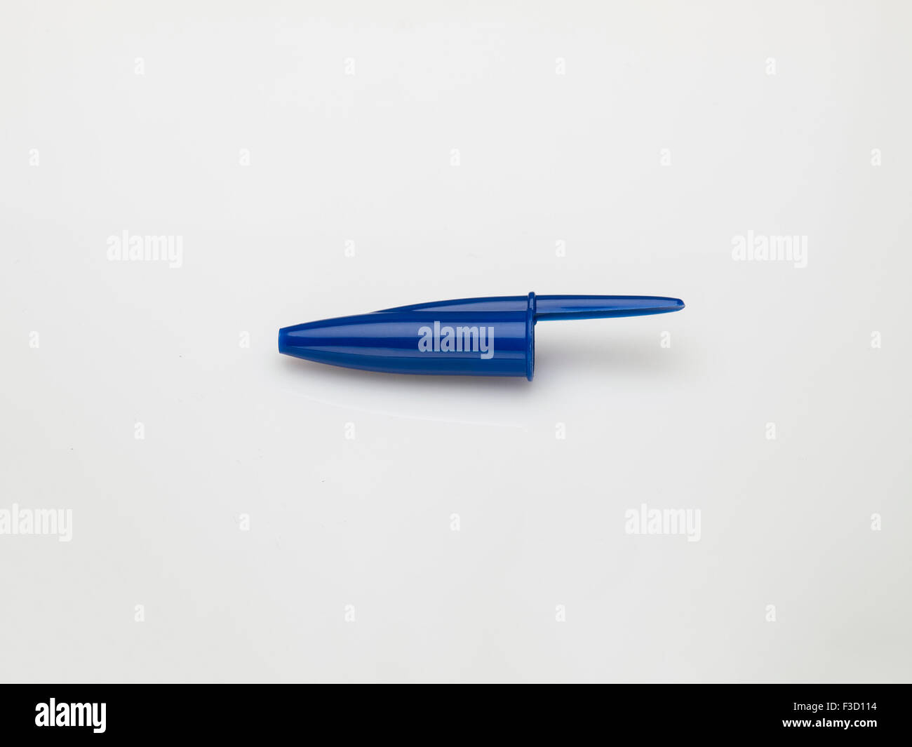Bic Crystal Blue Pen cap on white background Stock Photo - Alamy