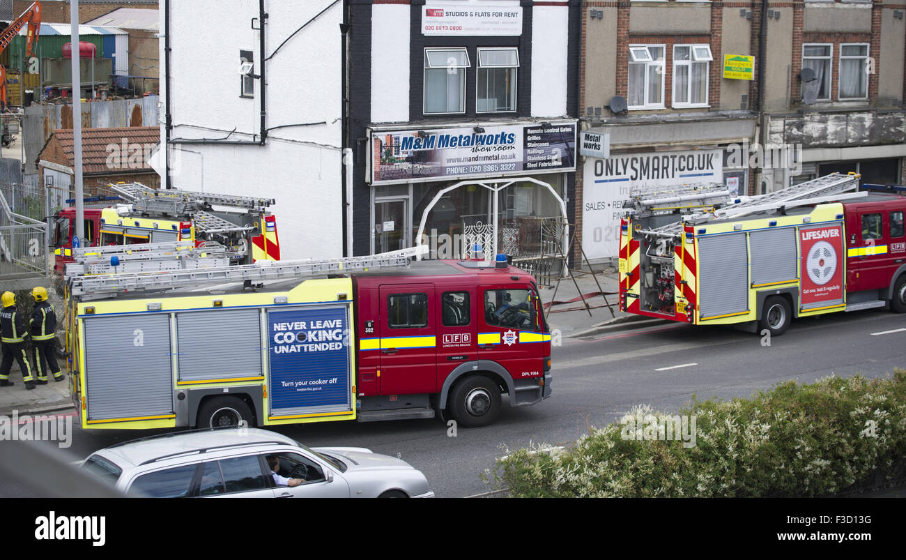 Brent reservoir fire brings North Circular to near stand still whilst ...