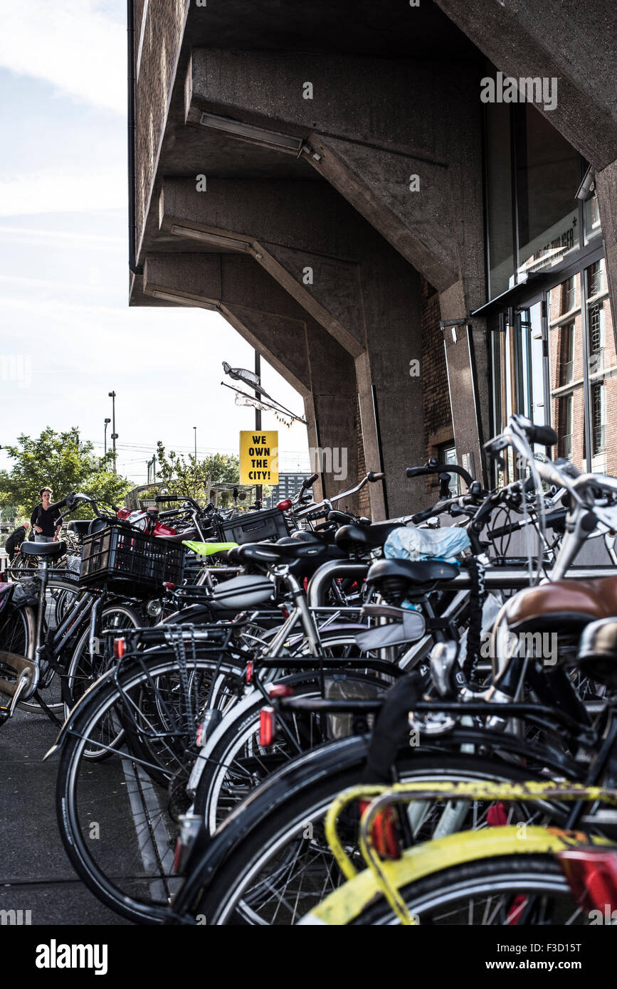 We (bikes) Own The City, humorous accidental combination Stock Photo ...