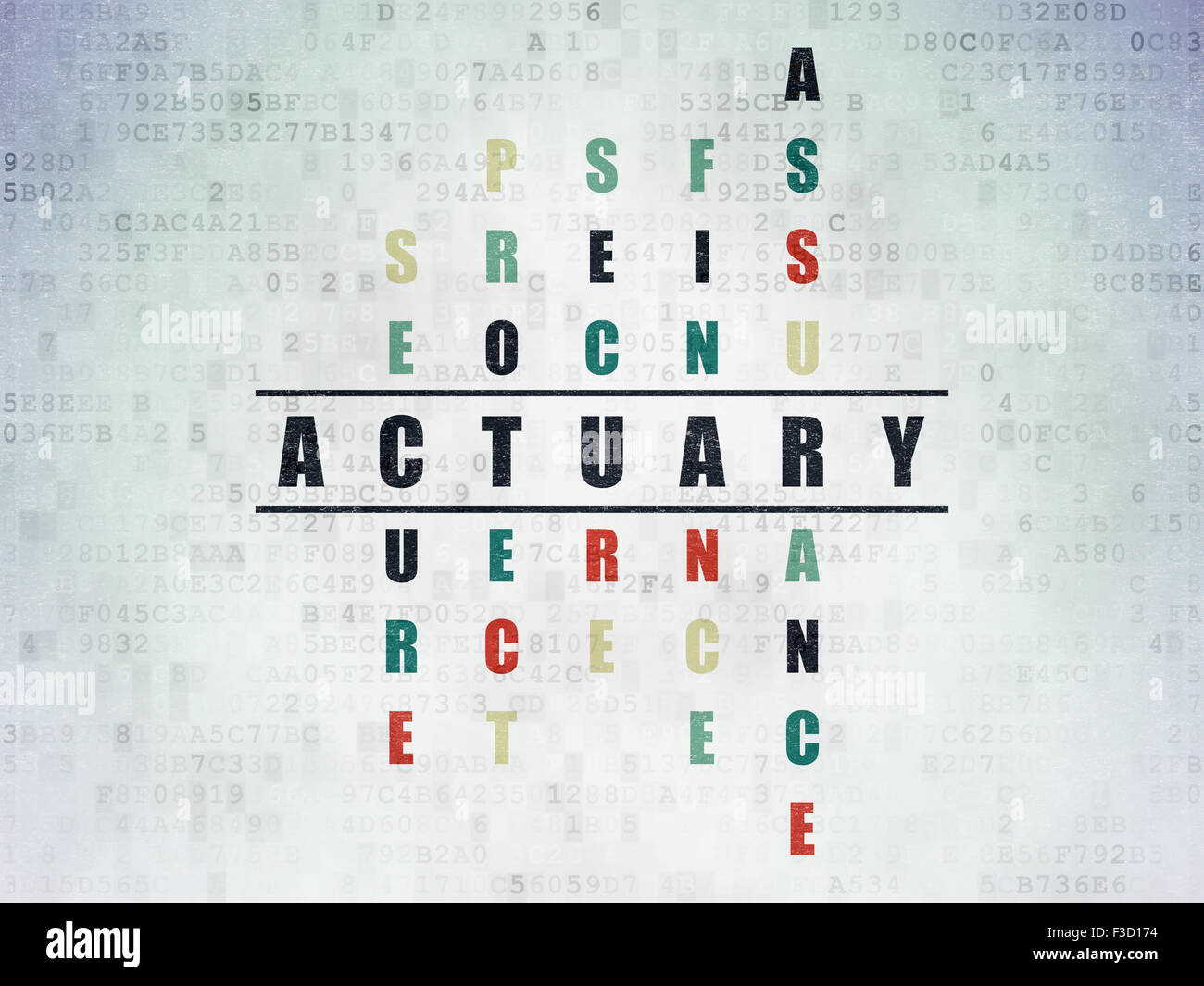 Actuary word hi-res stock photography and images - Alamy