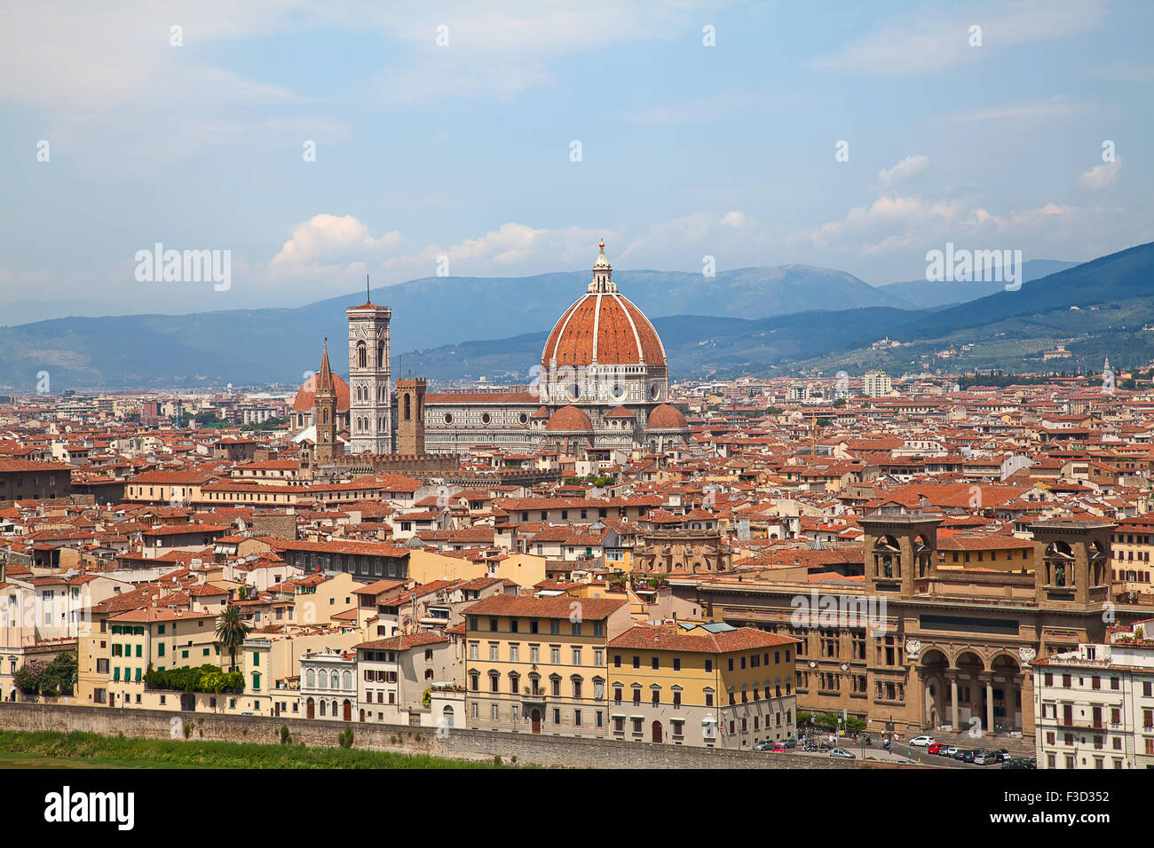 Panoramic view of the Florence, Italy Stock Photo - Alamy