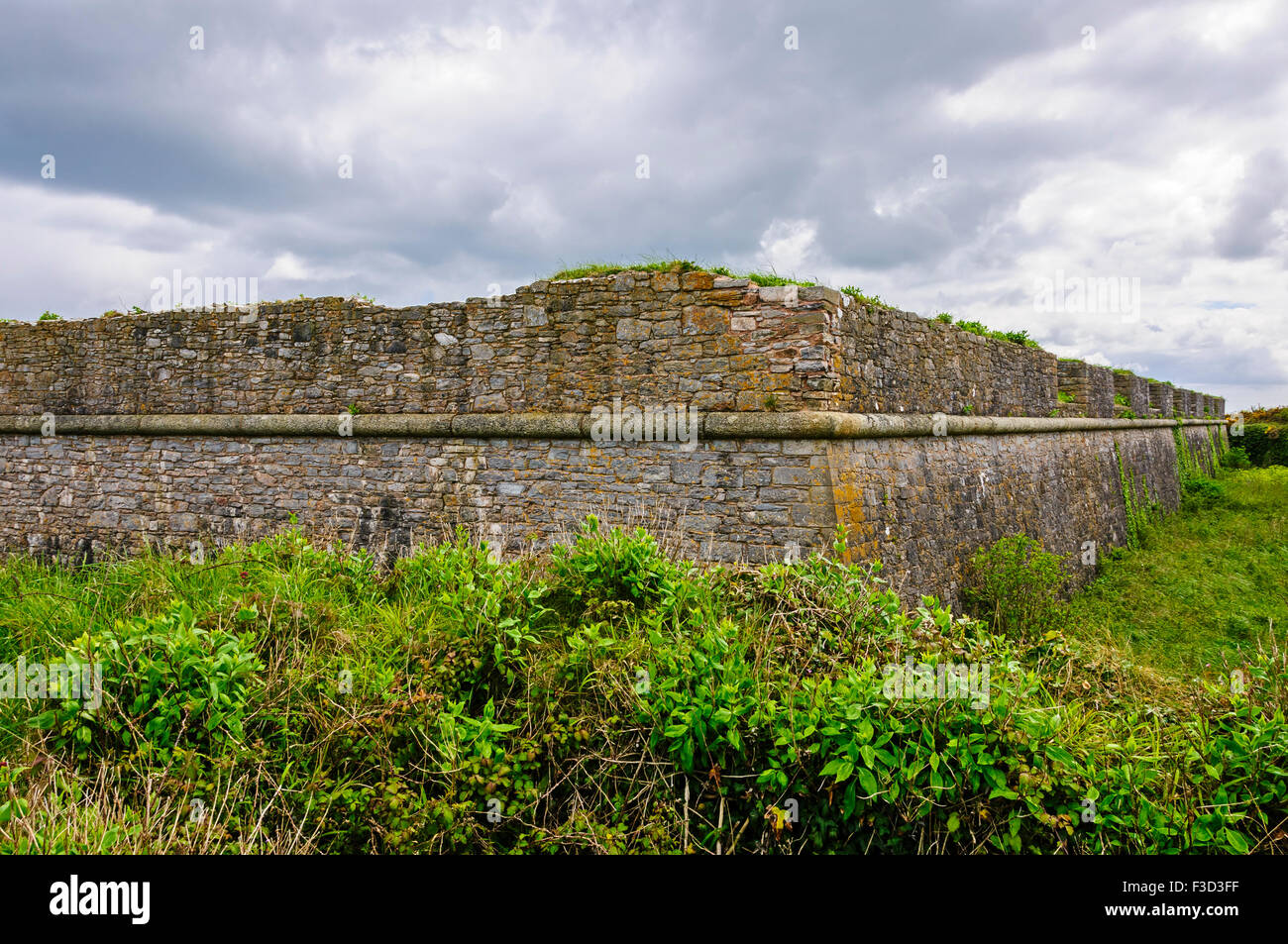 The ruins of extensive fortifications to protect the Torbay naval ...