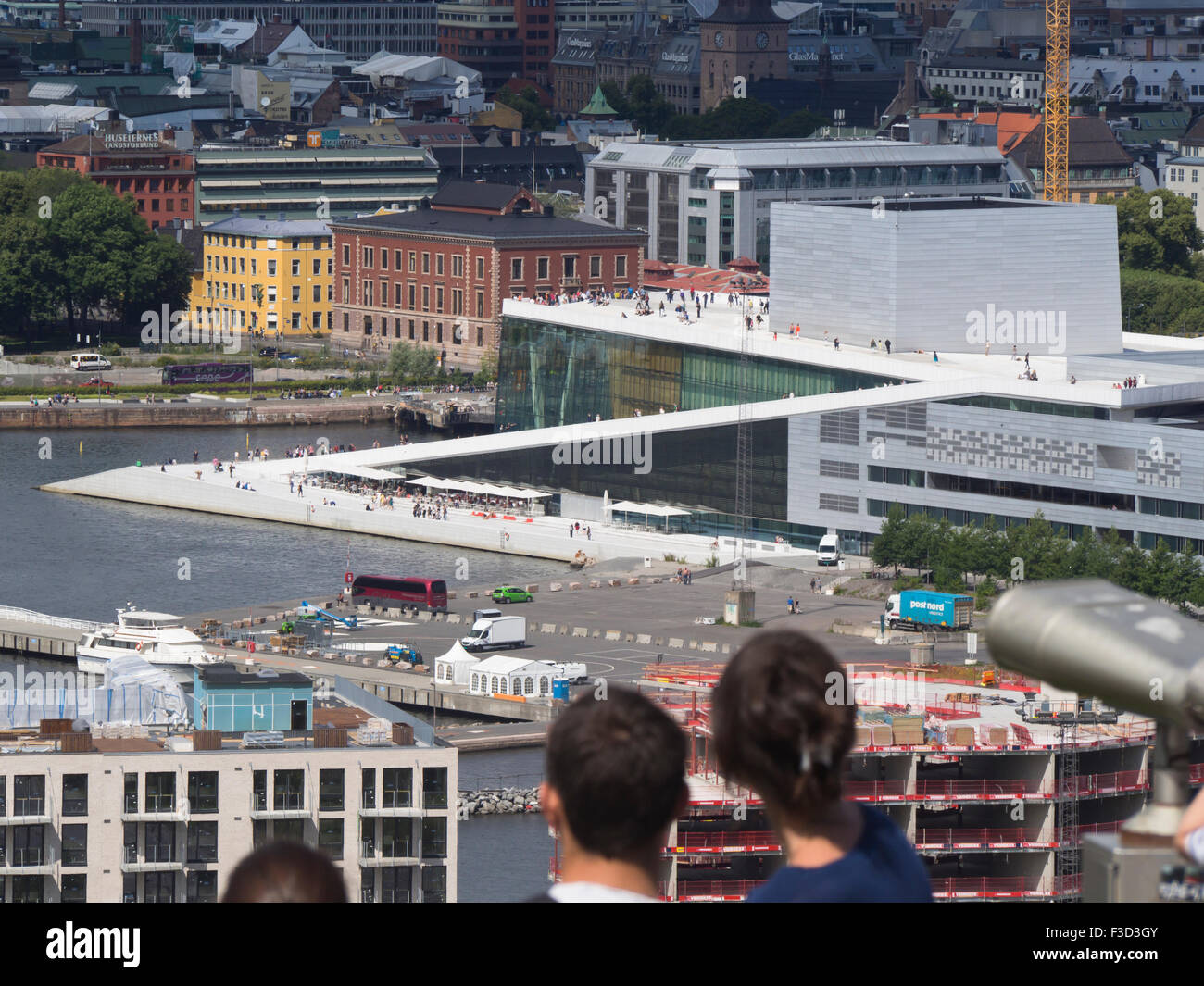 From the Ekeberg hill you will have a superb view of central Oslo ...