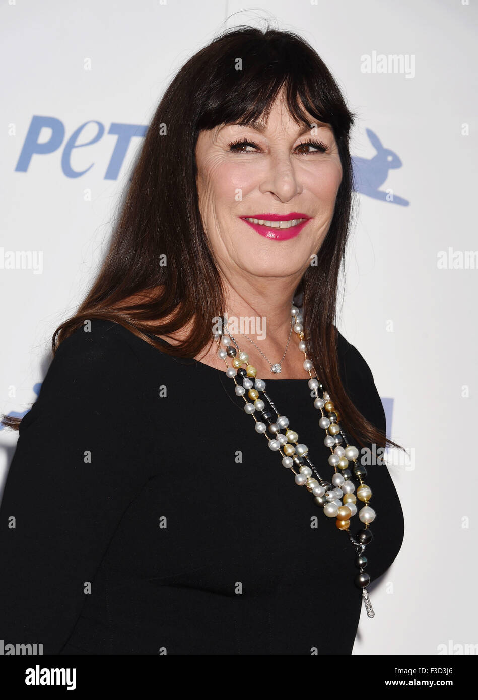 ANJELICA HUSTON US film actress in September 2015. Photo Jeffrey Mayer ...