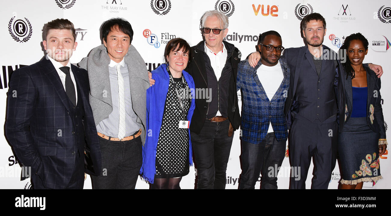 London, UK. Jay Brown, Junichi Kajioka, Maeve Murphy, Elliot Grove ...