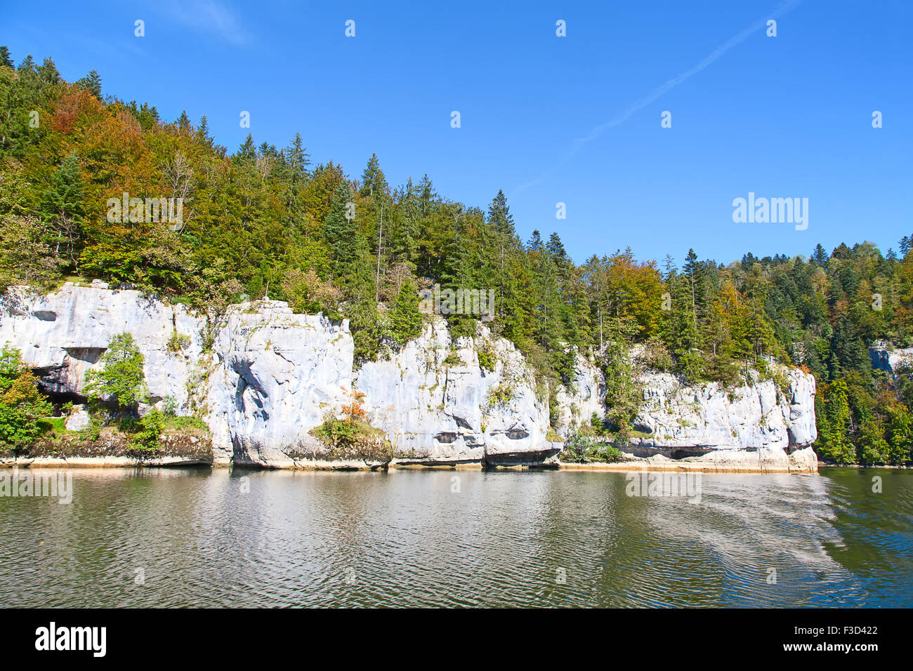 Natural rock formation rural water source france hi-res stock ...
