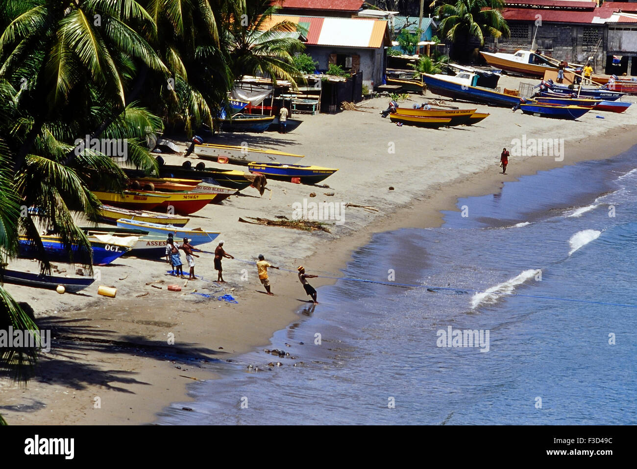 Caribbean fishermen hi-res stock photography and images - Alamy