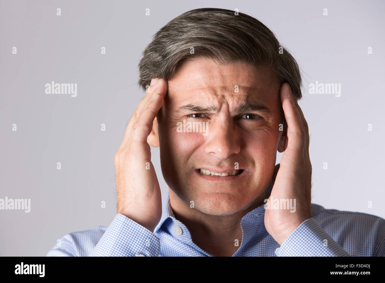 Man headache suffering High Resolution Stock Photography and Images - Alamy
