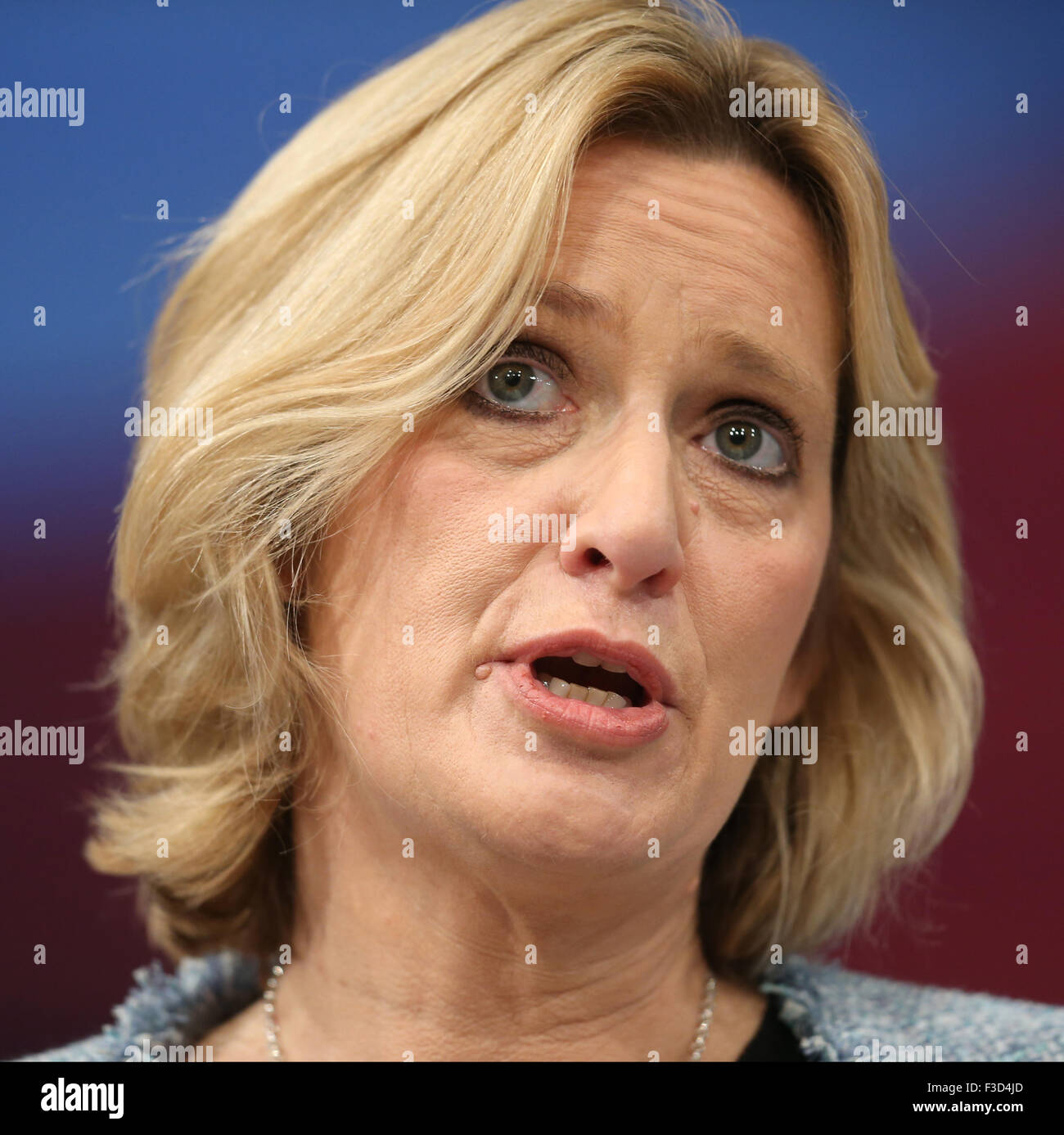 Manchester, UK. 5th October, 2015. Amber Rudd Mp Secretary Of State For ...