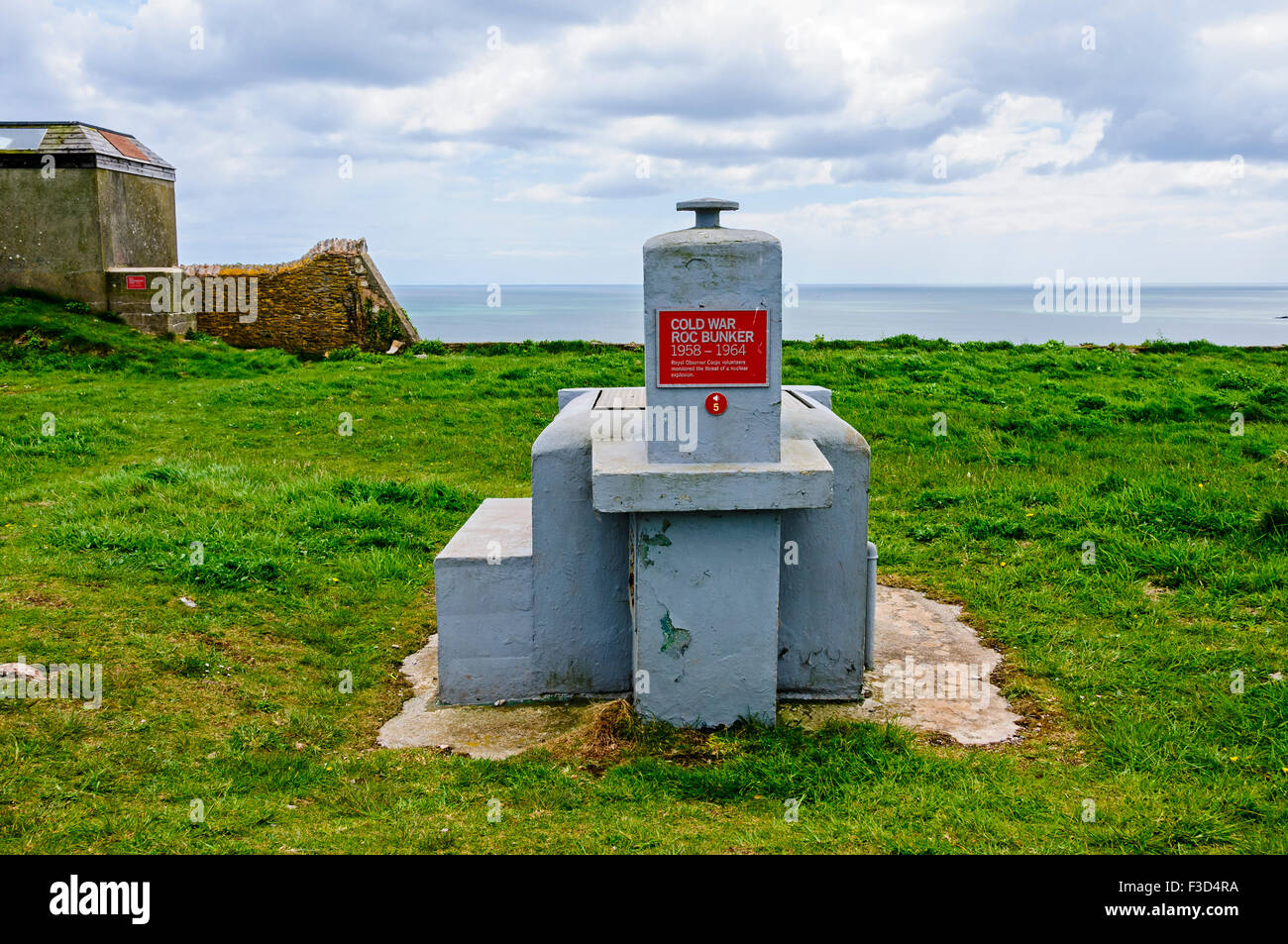 The entrance and ventilation structure of a Royal Observer Corps Cold ...