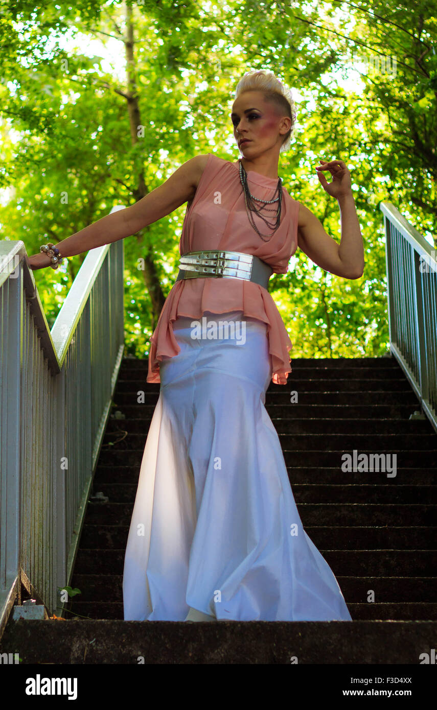 Model Location Accessories Background Dress Fashion Fashionscape Female ...