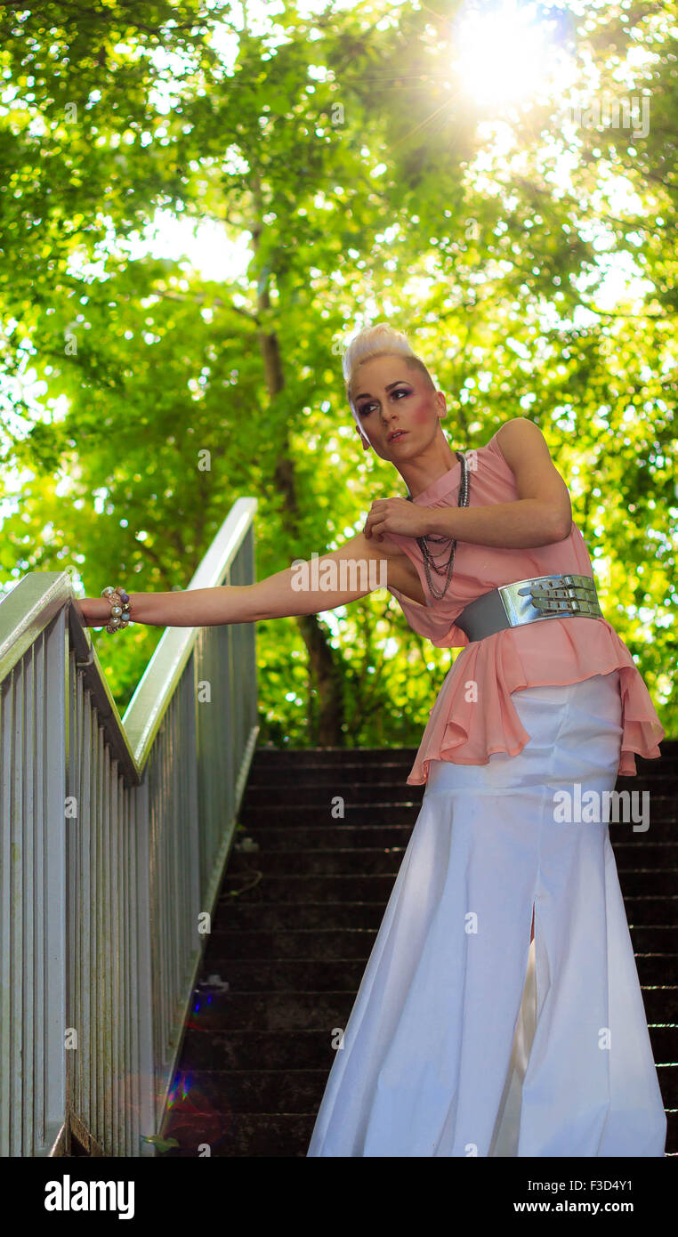 Model Location Accessories Background Dress Fashion Fashionscape Female ...