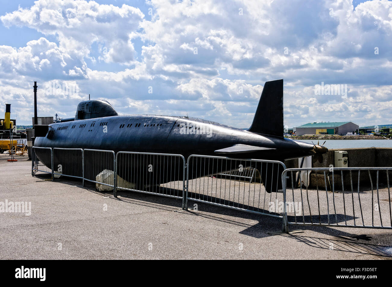 The remote control model of a Russian Victor Class Submarine used in ...
