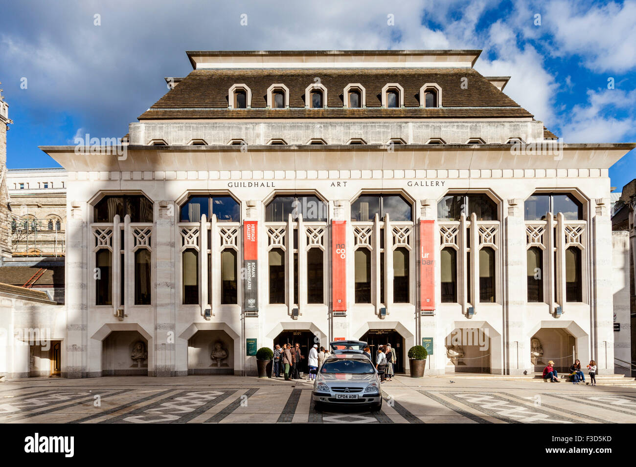 The Guildhall Art Gallery, Gresham Street, London, UK Stock Photo - Alamy