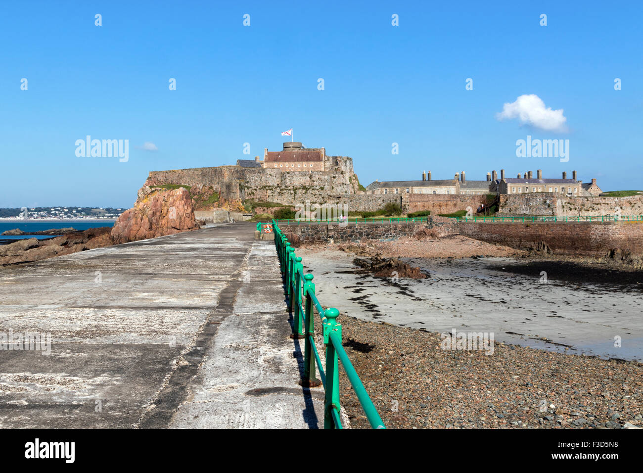 Causeway elizabeth castle hi-res stock photography and images - Alamy