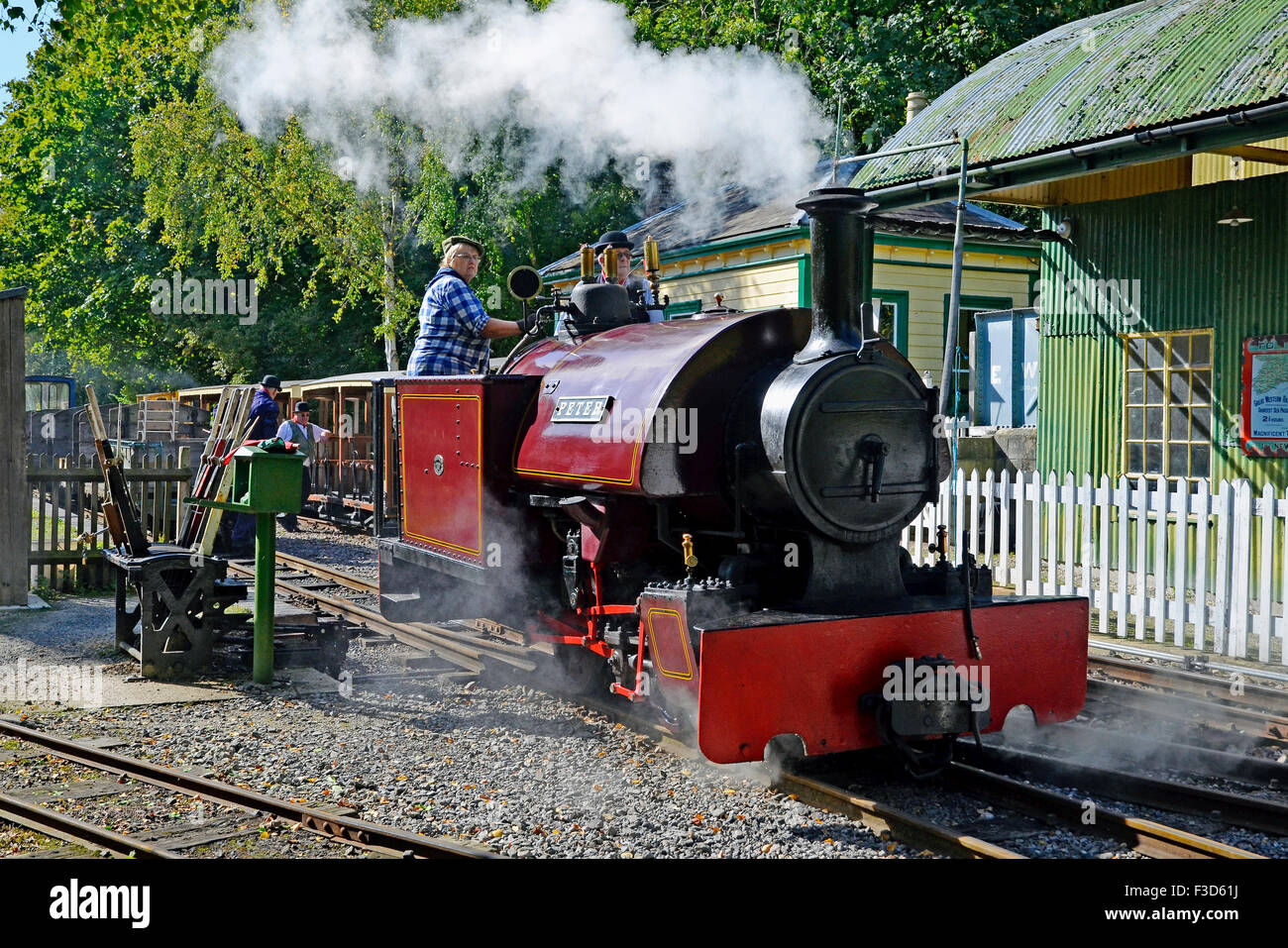 The industrial narrow gauge railway at Amberley Working Museum with ...